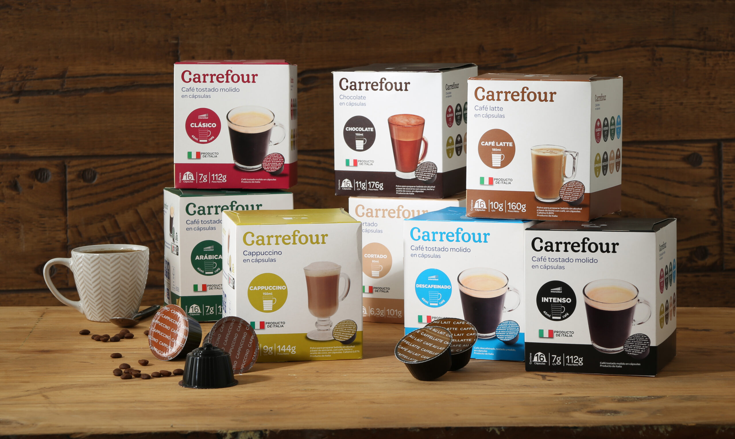 Carrefour presenta sus nuevas cápsulas de café compatibles