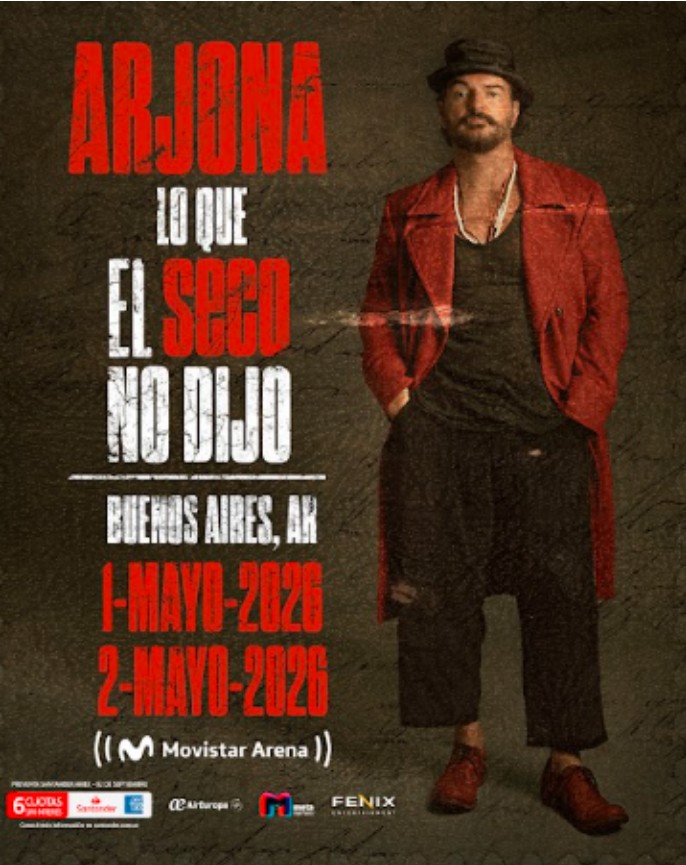 Arjona presentará en Argentina su próximo disco ‘Lo que el Seco no dijo ...